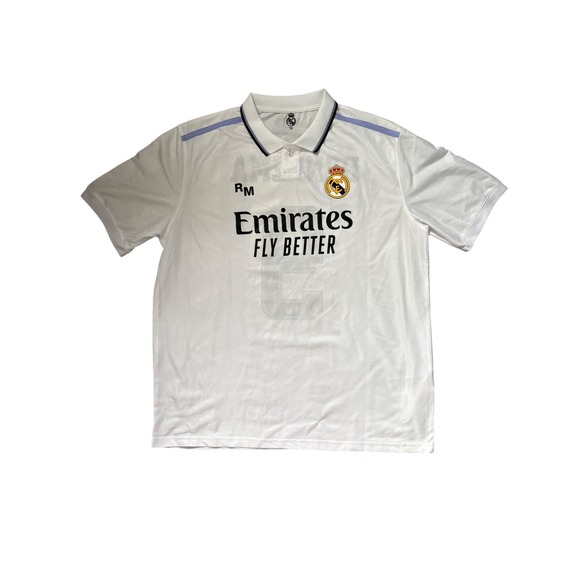 Shirts | Real Madrid Benzema 9 Soccer Jersey Emirates Fly Better Xl ...